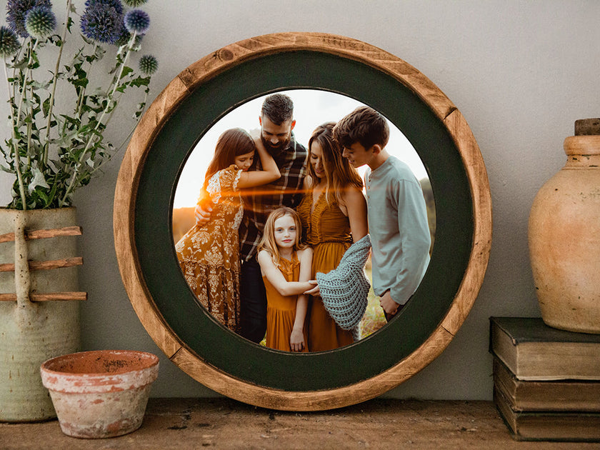 Wood Round – farmhouse frames